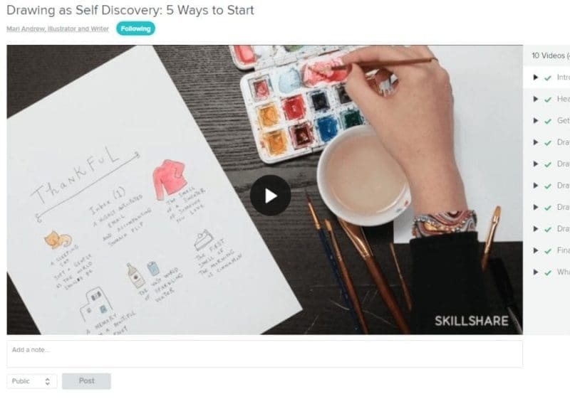 Drawing As Self Discovery By Mari Andrew: A Course On Skillshare Worth ...