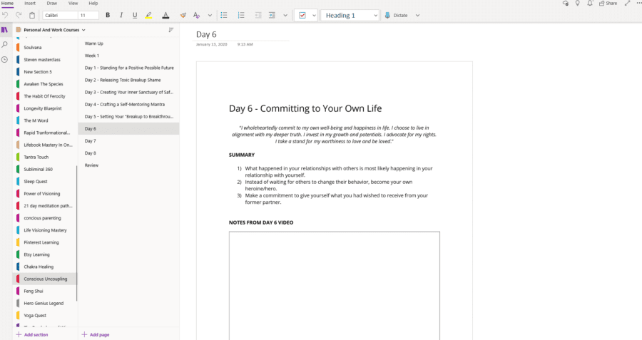 How To Insert Mindvalley's Workbooks Into OneNote