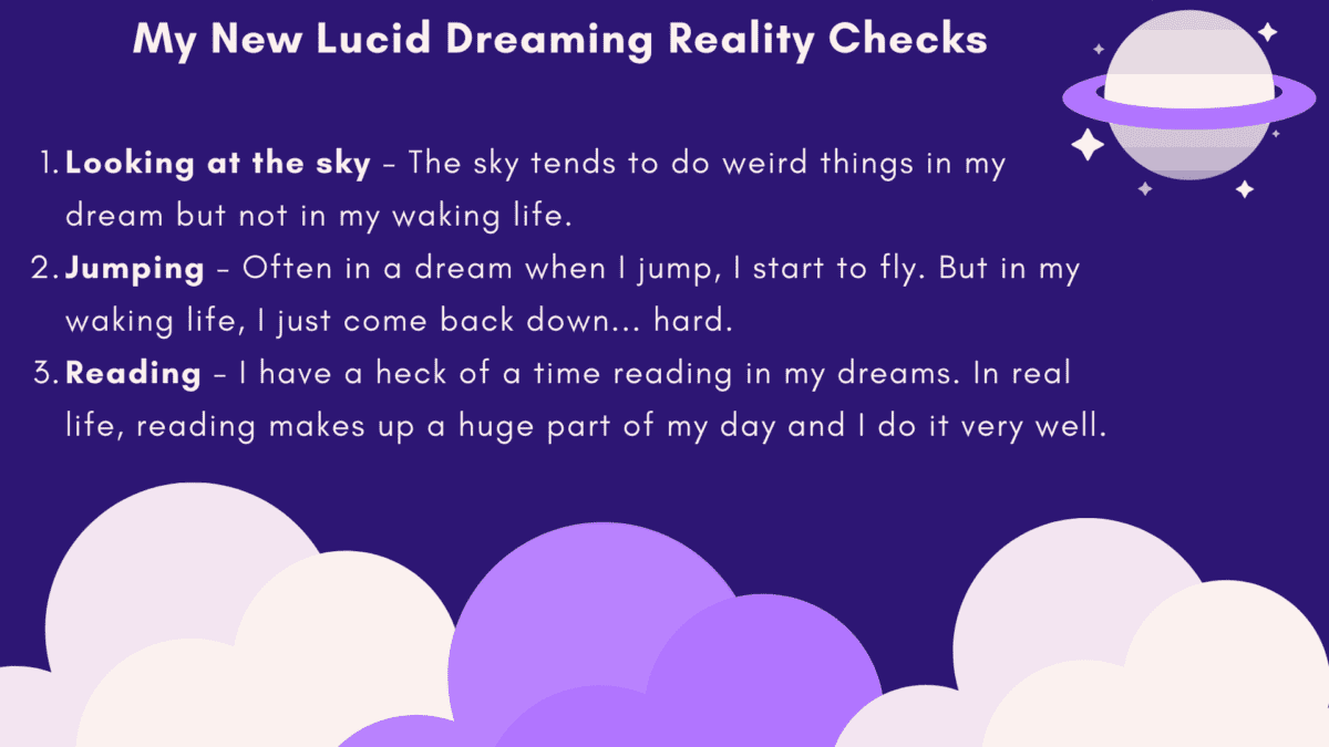 Why I Need New Lucid Dreaming Reality Checks And What They Are