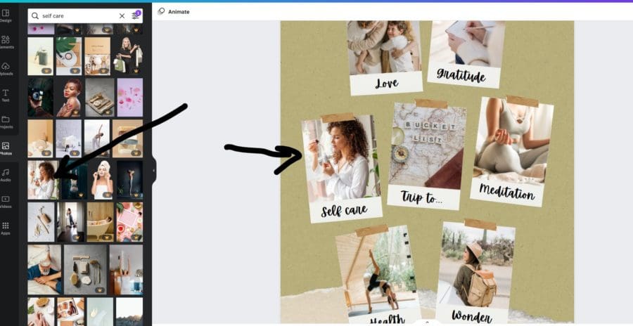 How To Make A Vision Board For Your iPhone's Wallpaper With Canva