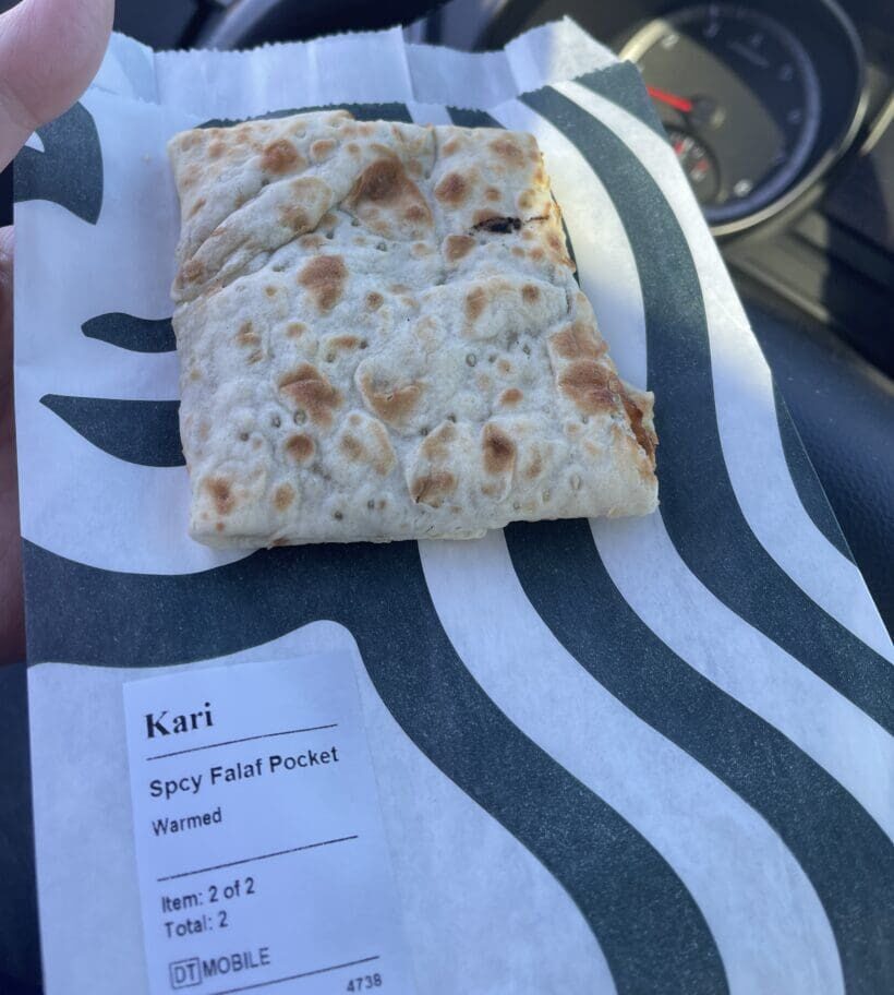 The Vegan Spicy Falafel Pocket From Starbucks Is In Canada